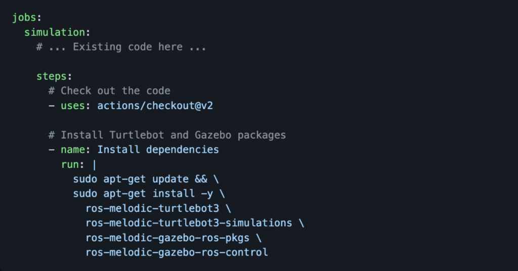 Creating A Robotics Simulation Pipeline With GitHub Actions And ROS
